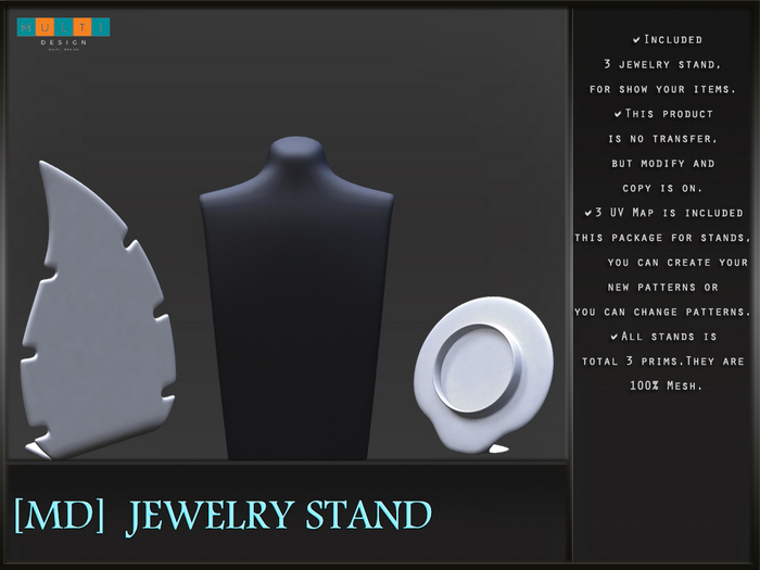 Second Life Marketplace - [MD] Jewelry stand